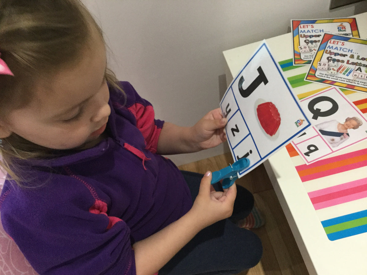 Let's Match - Upper & Lower Case Letters - PARENT PACK| CR Hut