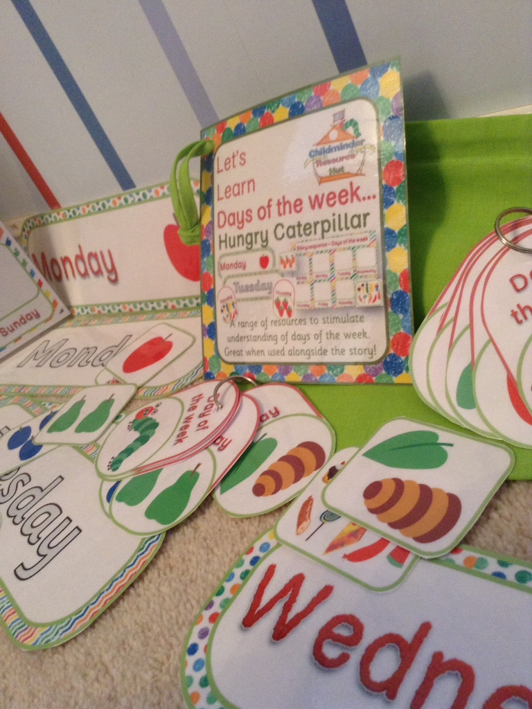 Hungry Caterpillar - Days of the Week| CR Hut