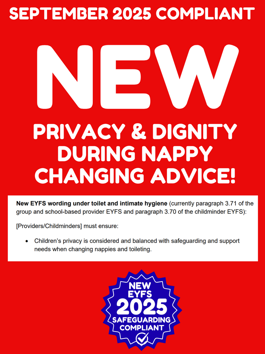 NEW - Nappy Changing - Safeguarding Displays - 2025| CR Hut
