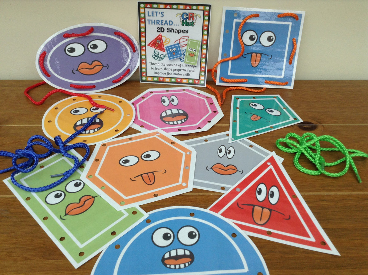 2D Shapes - Threading - PARENT PACK| CR Hut